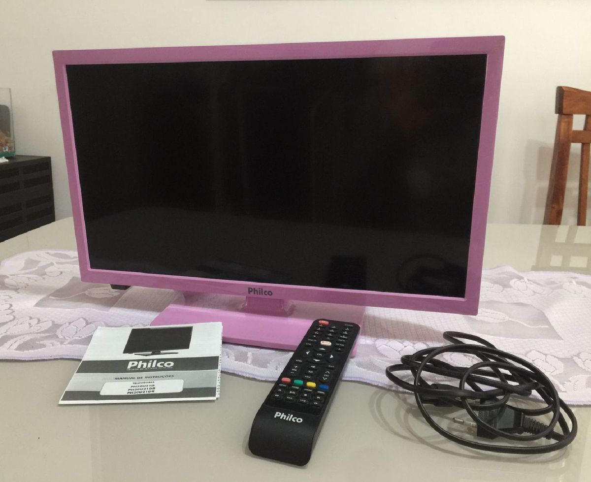 Televisão/monitor Rosa | TV e Display Philco Usado 75981289 | enjoei