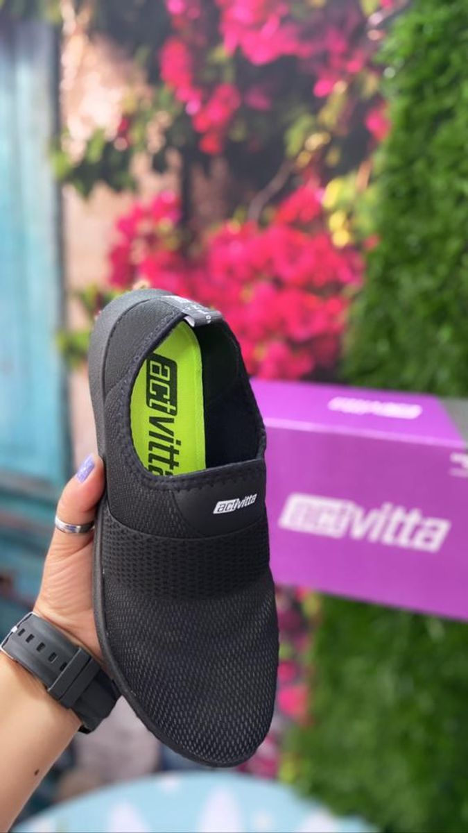 Tênis Acvitta esportivo 37 Preto | Tênis Feminino Acvitta Nunca Usado ...