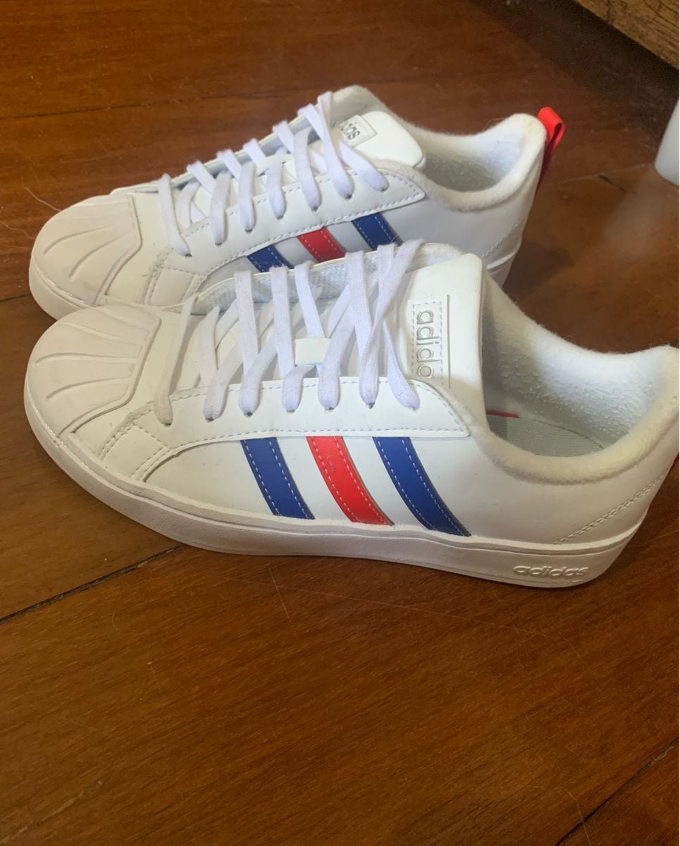 Tenis Adidas 3 Listras | Tênis Feminino Adidas Usado 93438055 | enjoei