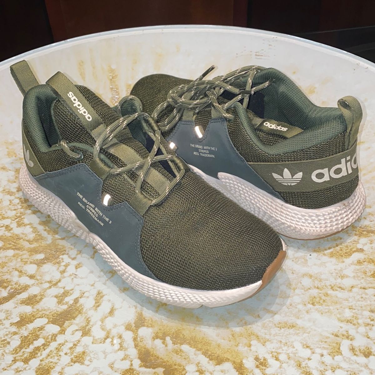 Tênis Adidas Podium 42, The Brand With The 3 Stripes Reg Trademark ...