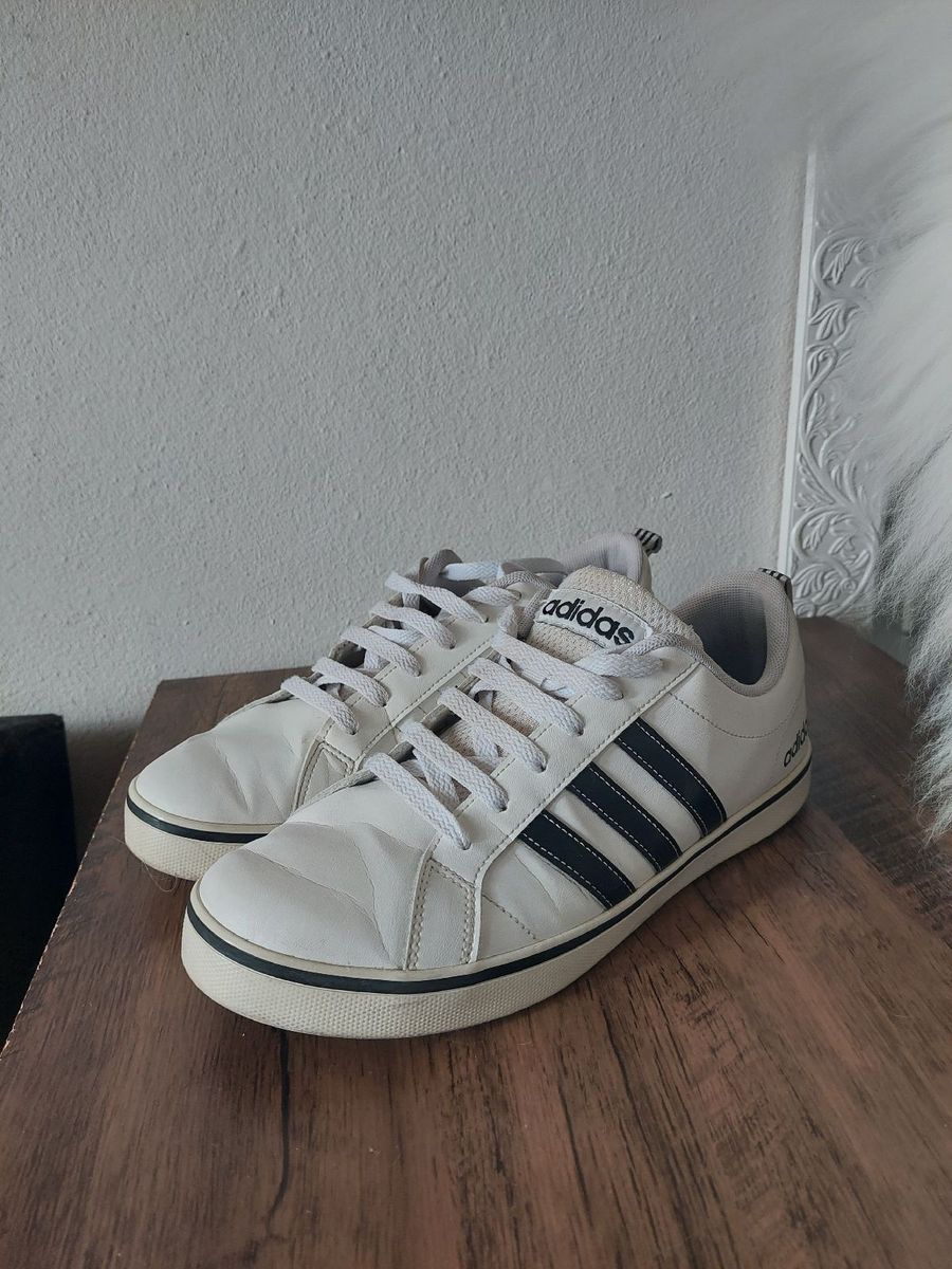 Tenis Adidas Branco Modelo Vs Pace Original | Tênis Masculino Adidas ...