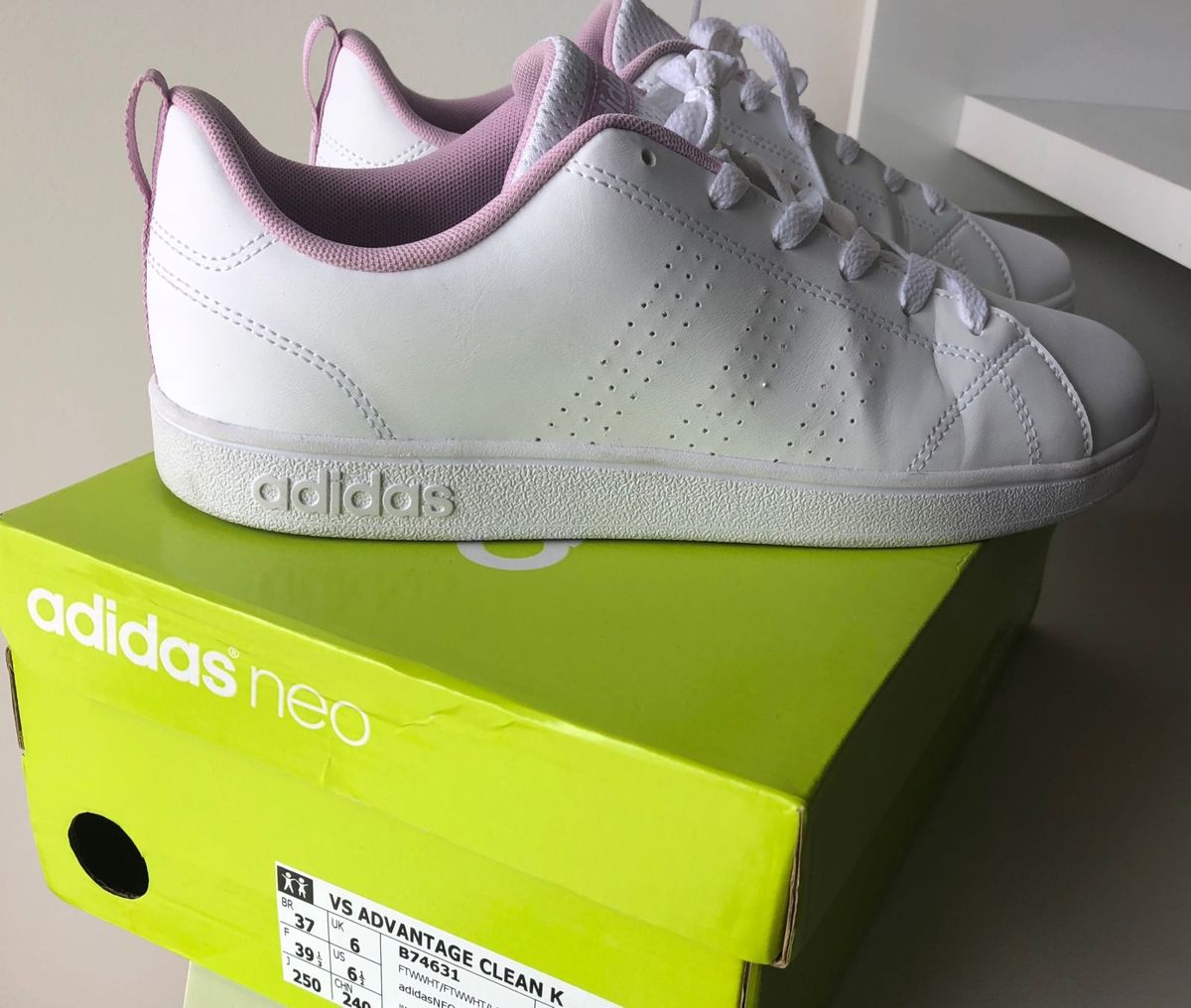 Tênis Adidas Branco Neo | Tênis Feminino Adidas Usado 25788383 | enjoei
