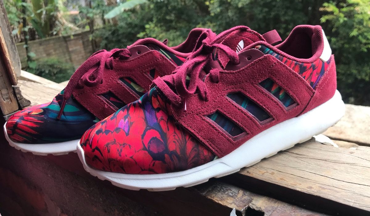 Tenis Adidas Colorido | Tênis Feminino Adidas Usado 76690373 | enjoei