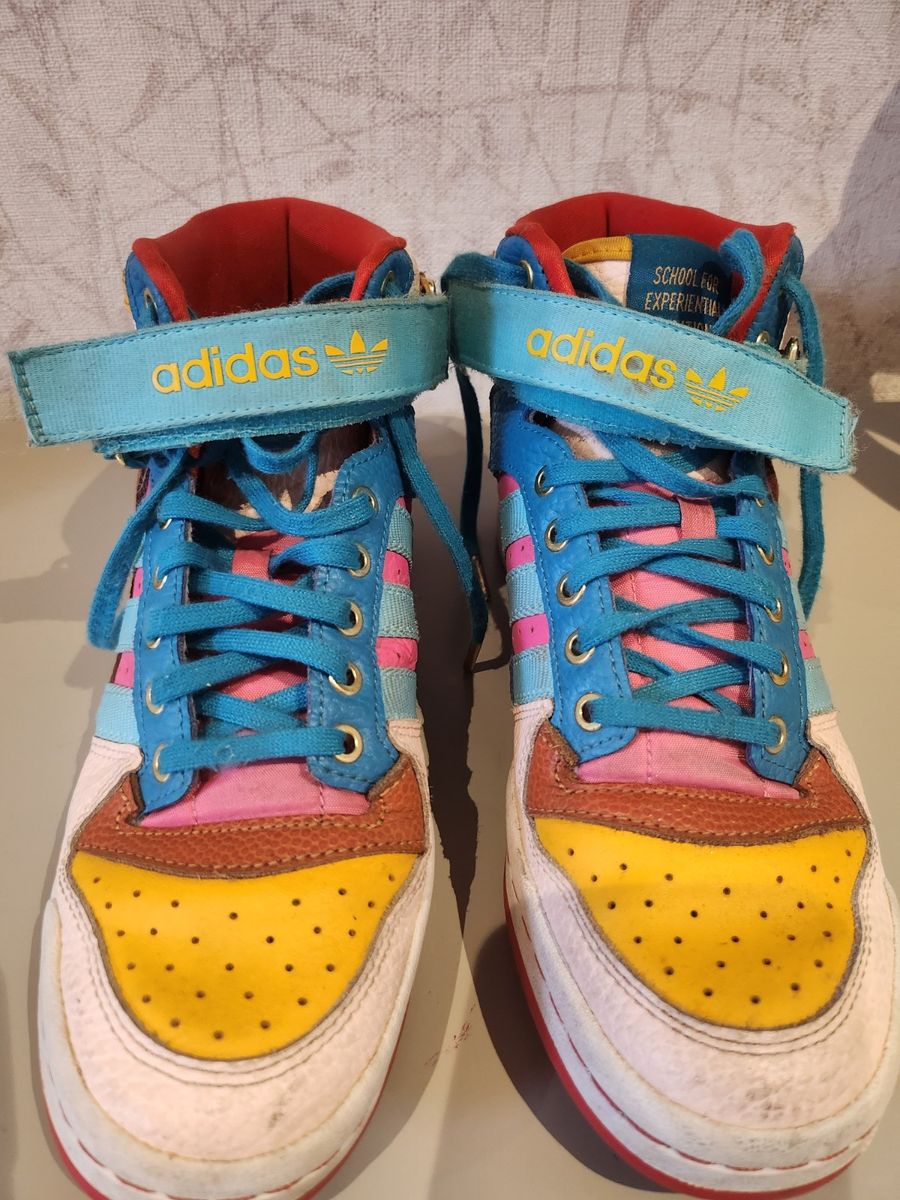 Tênis Adidas Colorido | Tênis Feminino Adidas Usado 103028324 | enjoei