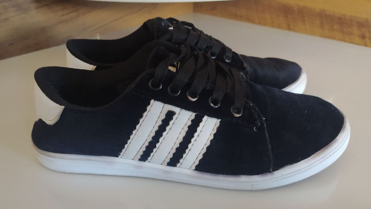 Tênis Adidas de Veludo | Tênis Feminino Adidas Usado 54549427 | enjoei