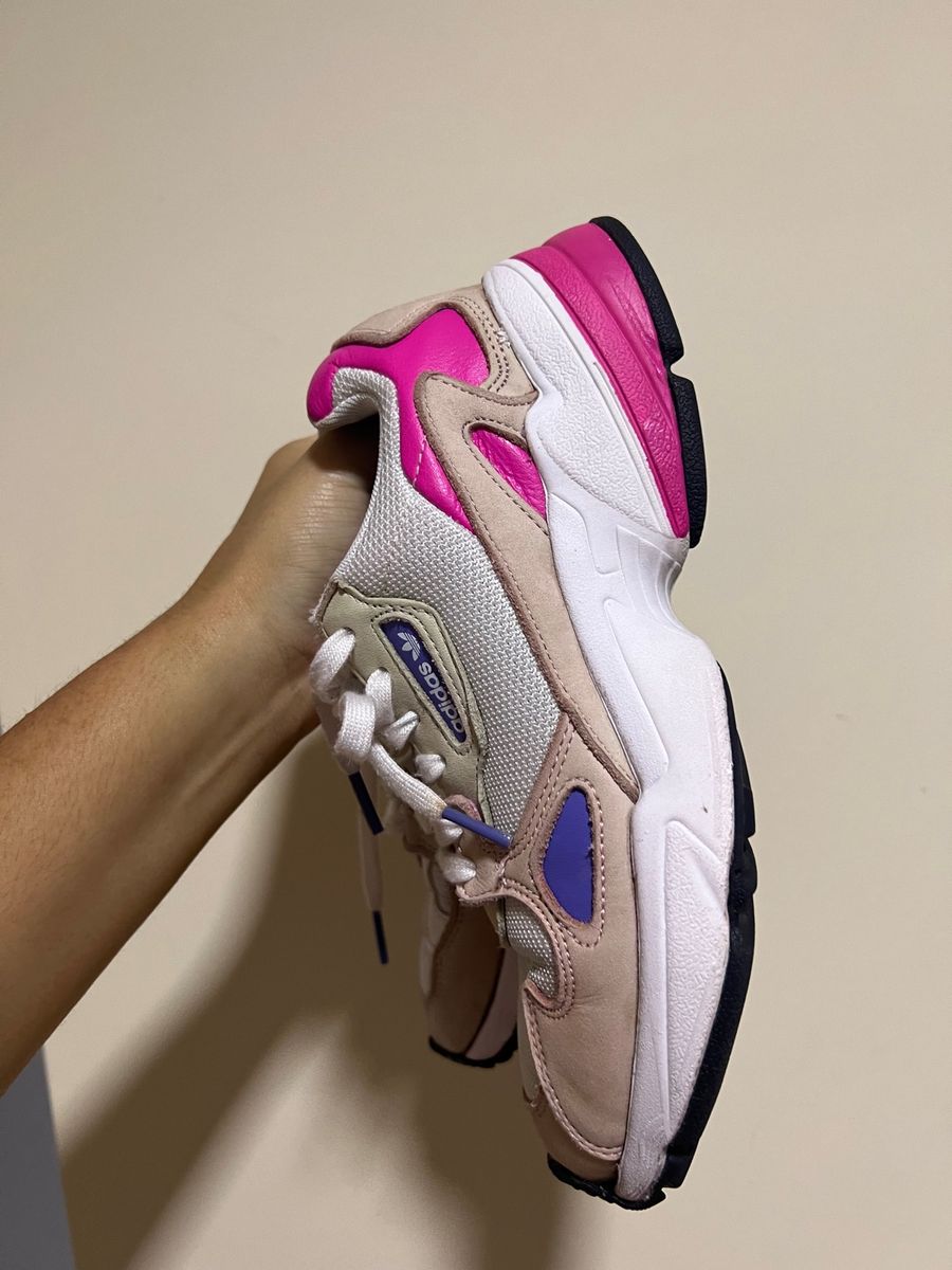 Tênis Adidas Falcon 36 Rosa | Tênis Feminino Adidas Usado 84370446 | enjoei