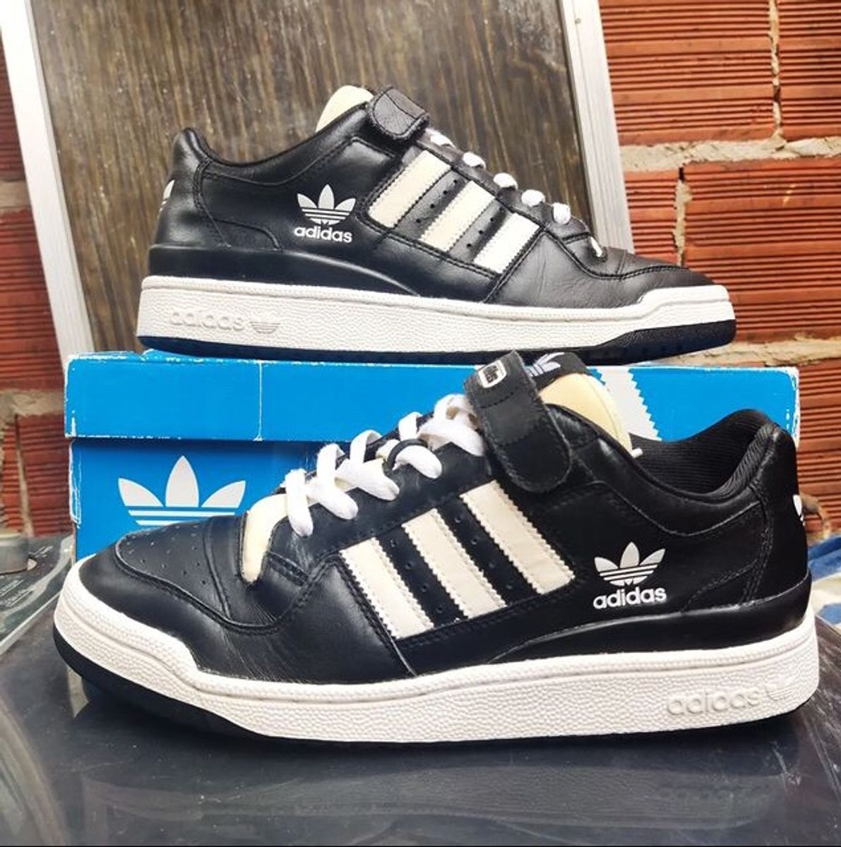Tênis Adidas Forum Low 84s Panda Vintage | Tênis Masculino Adidas Usado ...