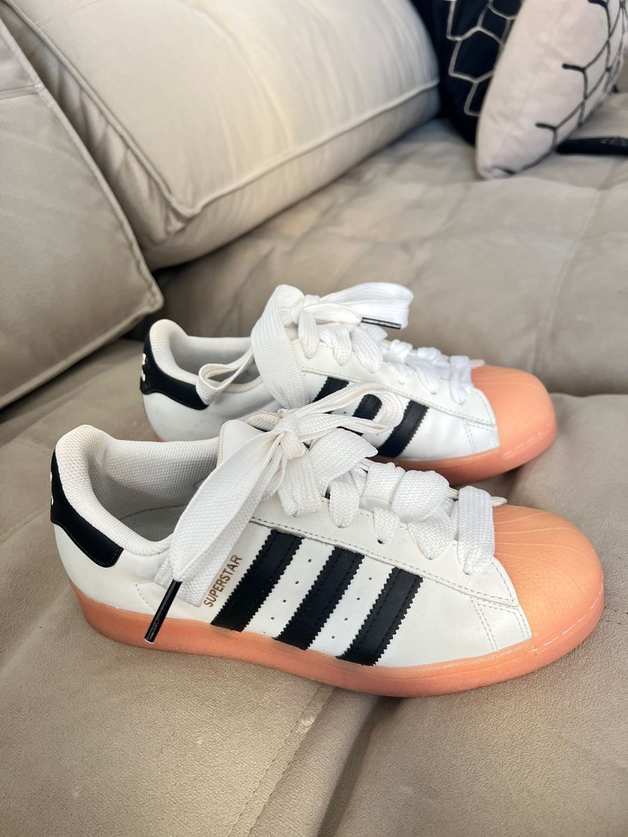 Tênis Adidas Originals Superstar Feminino Branco Fw3553 | Tênis ...