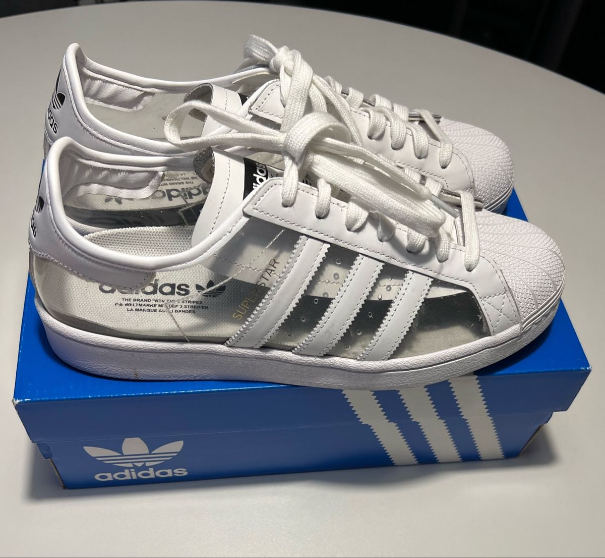 Tênis Adidas Originals Superstar Transparente | Tênis Masculino Adidas ...