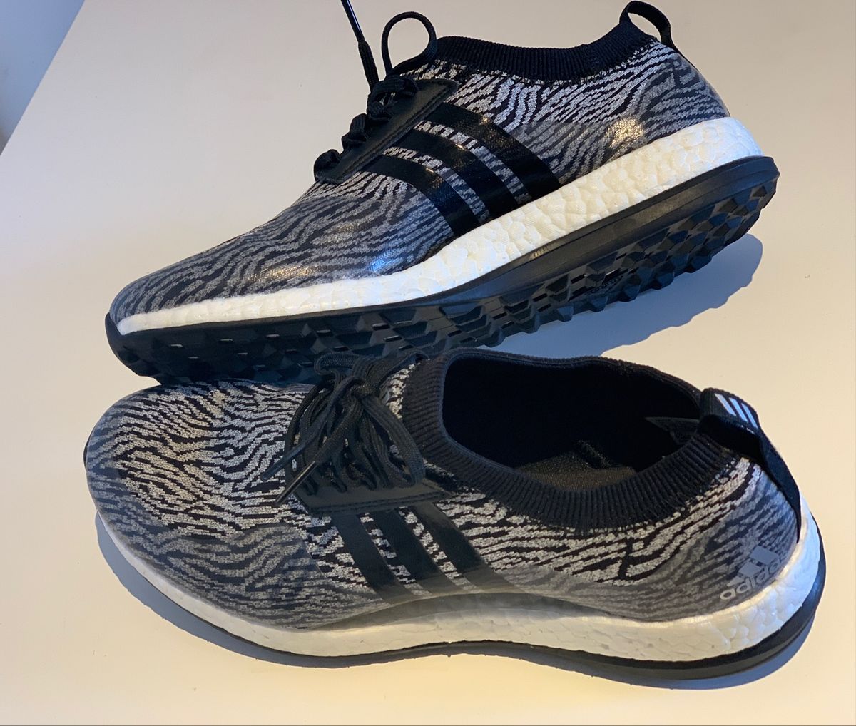 Tenis Adidas Pure Boost Zebra Novo | Tênis Feminino Adidas Nunca Usado ...