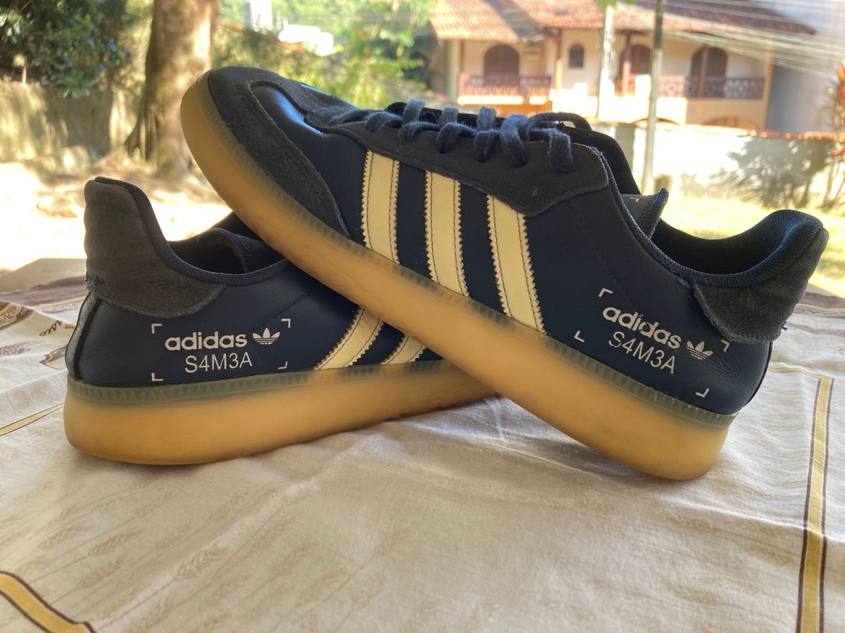 Tênis Adidas Samba Rm Boost Tamanho 42 Couro | Tênis Masculino Adidas ...