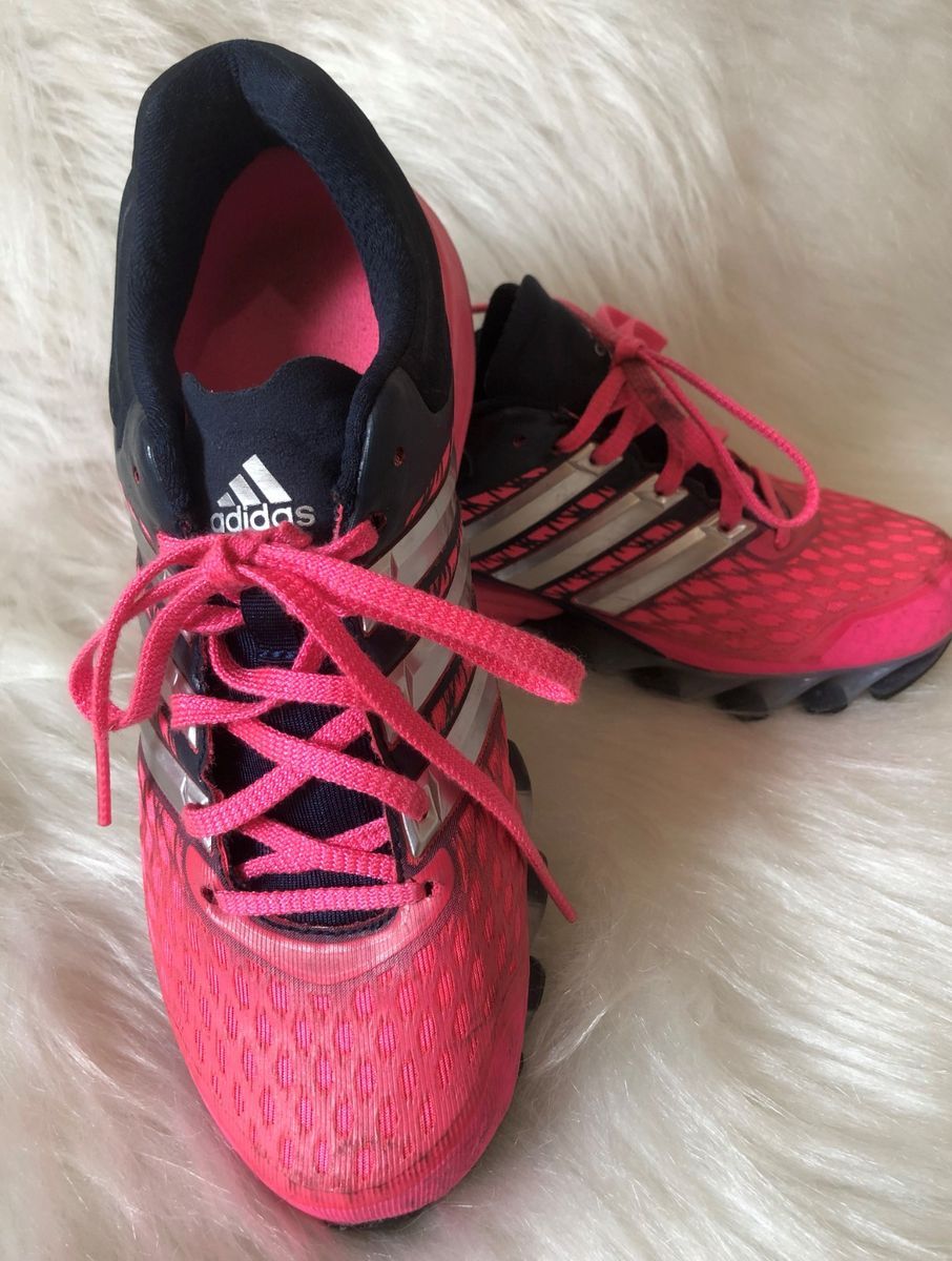 Tênis Adidas Springblade Rosa com Azul Original | Tênis Feminino Adidas ...