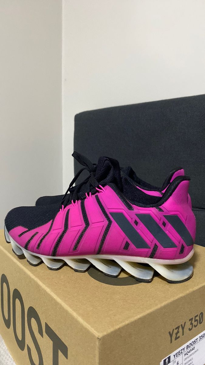 Tênis Adidas Springblade Rosa e Preto | Tênis Feminino Adidas Nunca ...