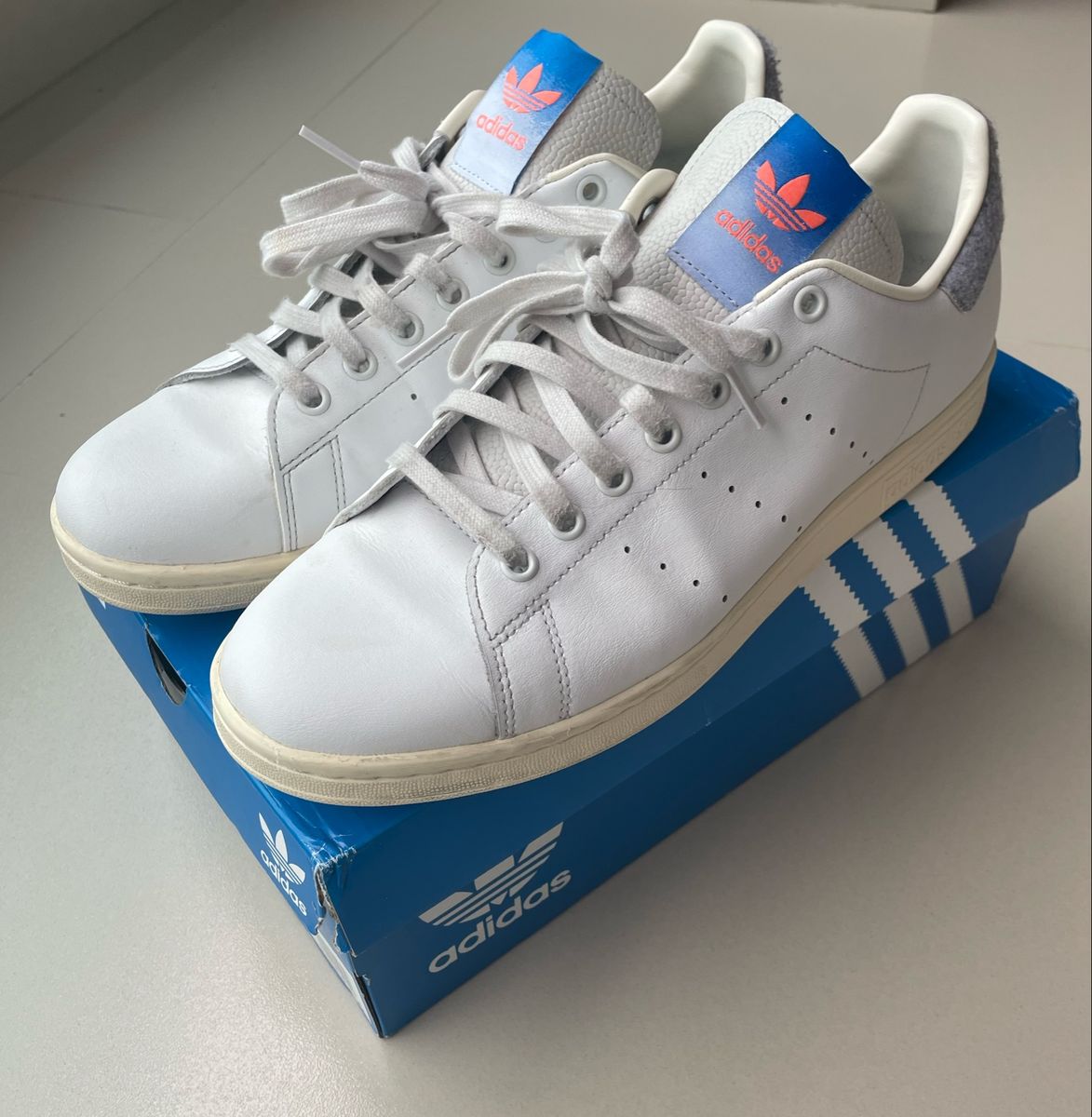 Tênis Adidas Stam Smith Branco 43 | Tênis Masculino Adidas Usado ...