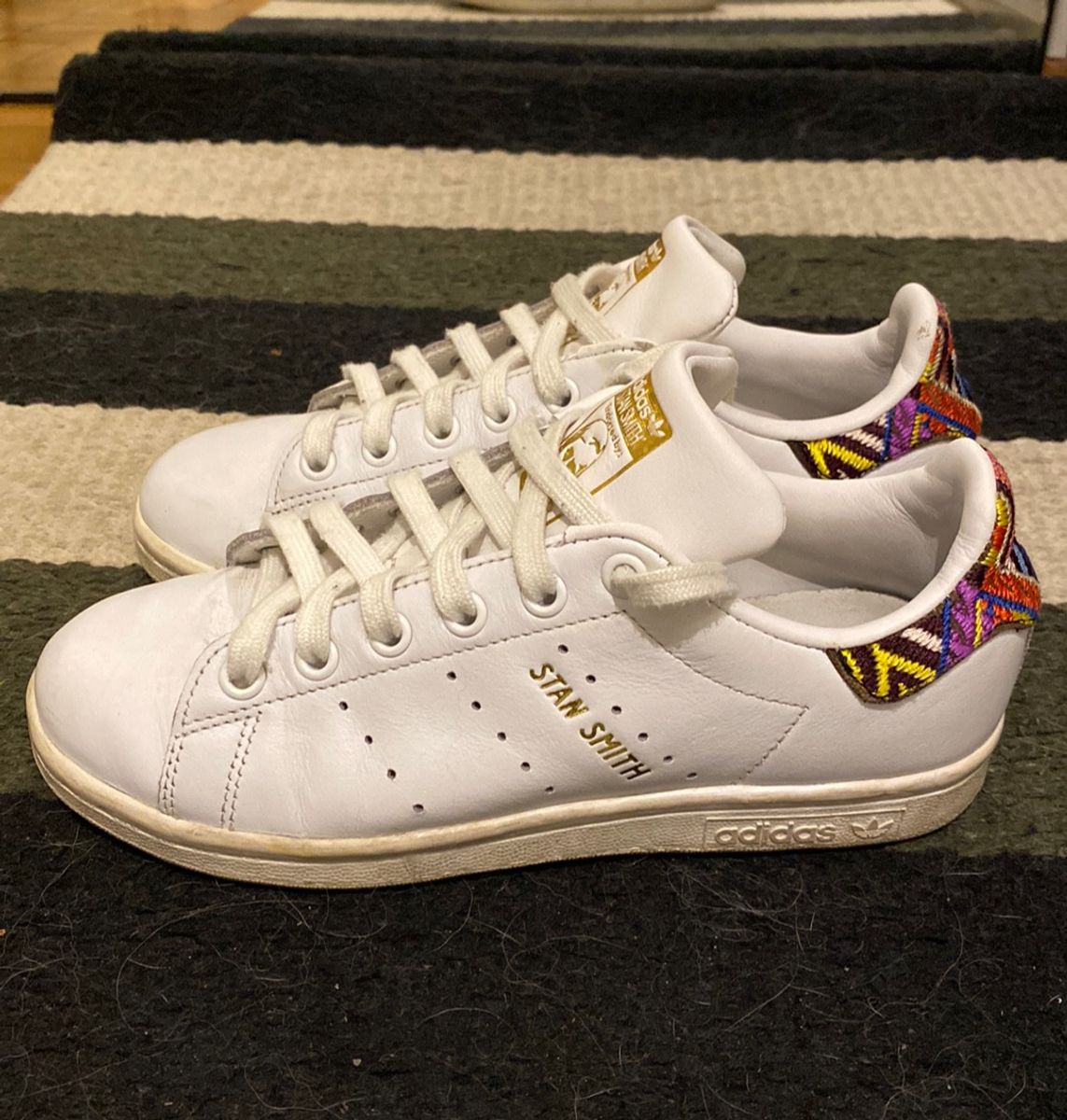 Tênis Adidas Stan Smith em Colab com a Farm Tam 35 Br /6 Us Couro ...