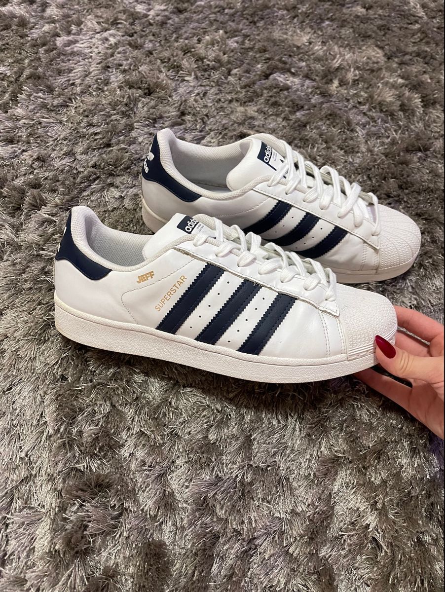 Tênis Adidas Superstar 100% Couro | Tênis Feminino Adidas Nunca Usado ...