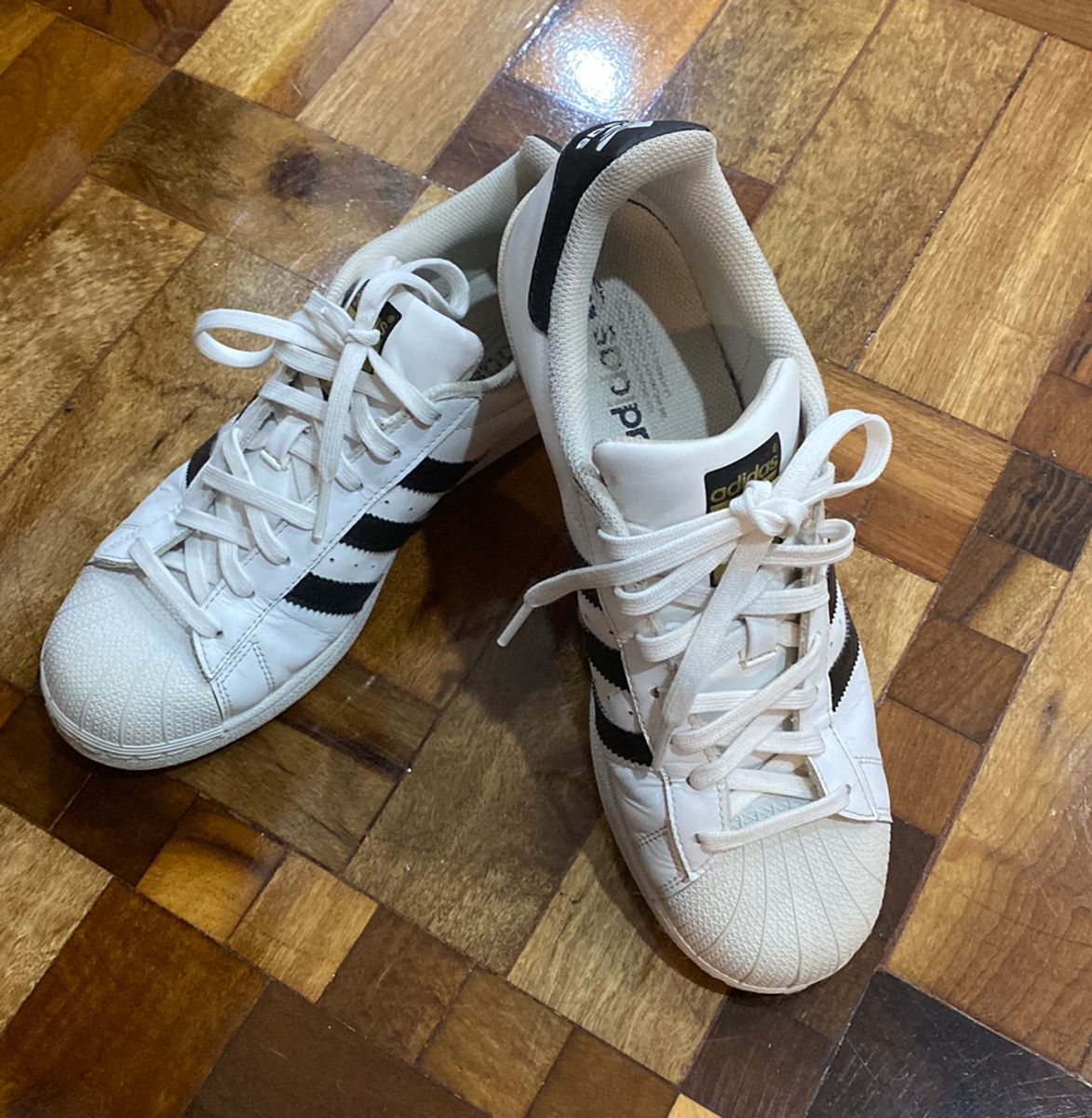 Tênis Adidas Superstar Clássico | Tênis Feminino Adidas Usado 80188541 ...