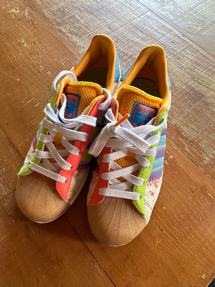Tênis Adidas Superstar Edição Especial Colorido | Tênis Feminino Adidas ...