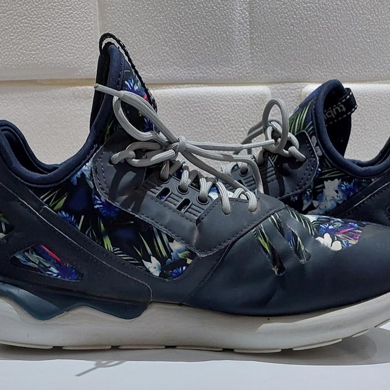 Tenis Adidas Tubular Floral Raridade Adidas Usado 104751630 enjoei