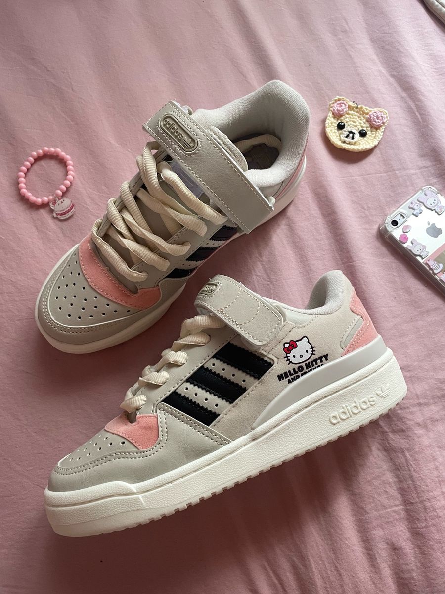 Tênis Adidas X Hello Kitty Novo Sanrio My Melody Kawaii | Calçado ...