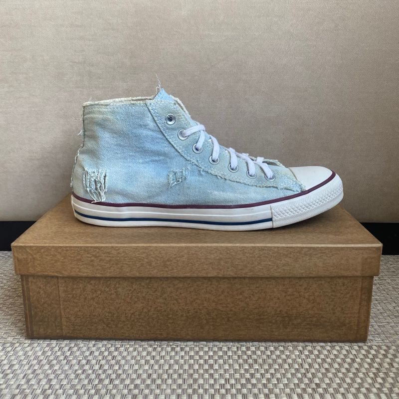 Tnis Converse Chuck Taylor All Star Azul Jeans Tênis All Star Chuck ...