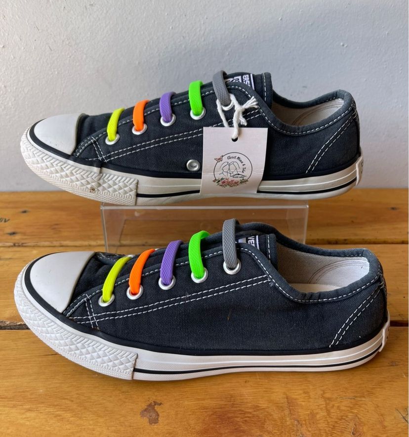 Tenis All Star Converse Cadarço Colorido de Elástico Tam:32 | Calçado ...