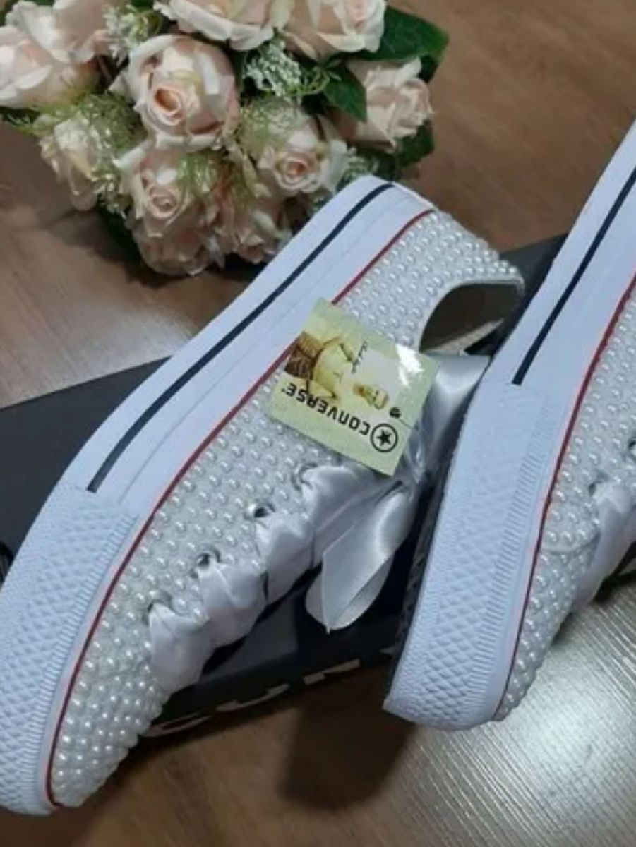 Tênis All Star Customizado | Tênis Feminino All Star Usado 63573195 ...