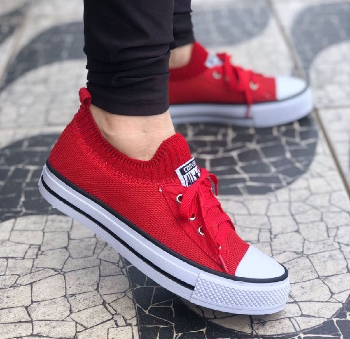 Tênis All Star Meia (meinha) | Tênis Feminino Nunca Usado 70481604 | enjoei