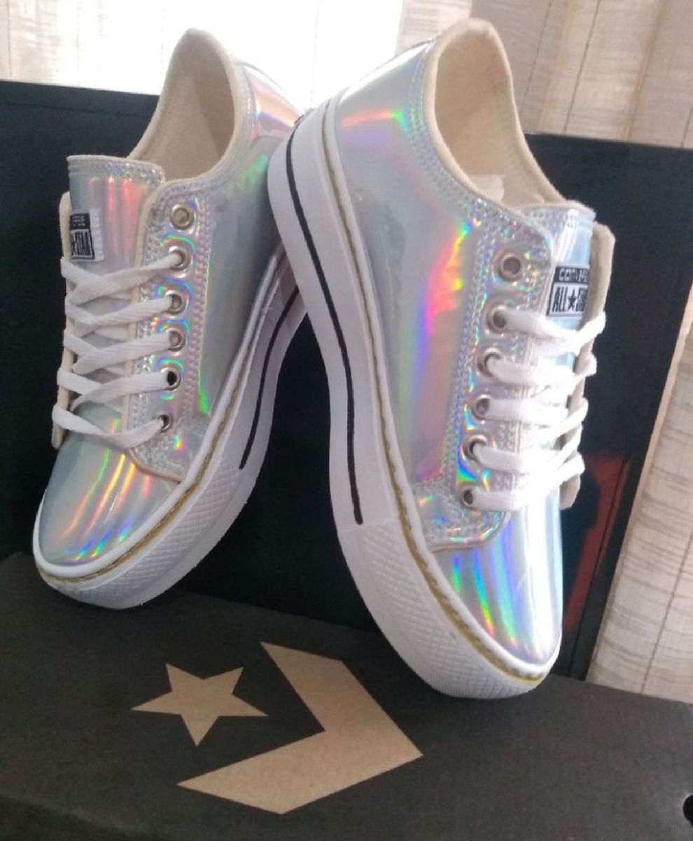 Tênis All Star Original Salto Plataforma Tamanho 37 Modelo Novo ...