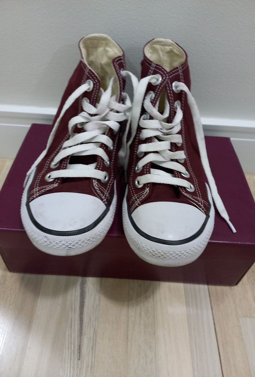 Tenis All Star Vinho | Tênis Feminino All Star Usado 84757646 | enjoei
