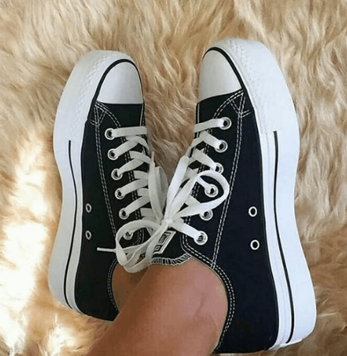 Tenis All Star Preto Plataforma Salto 34 Ao 39 | Sapato Feminino All ...