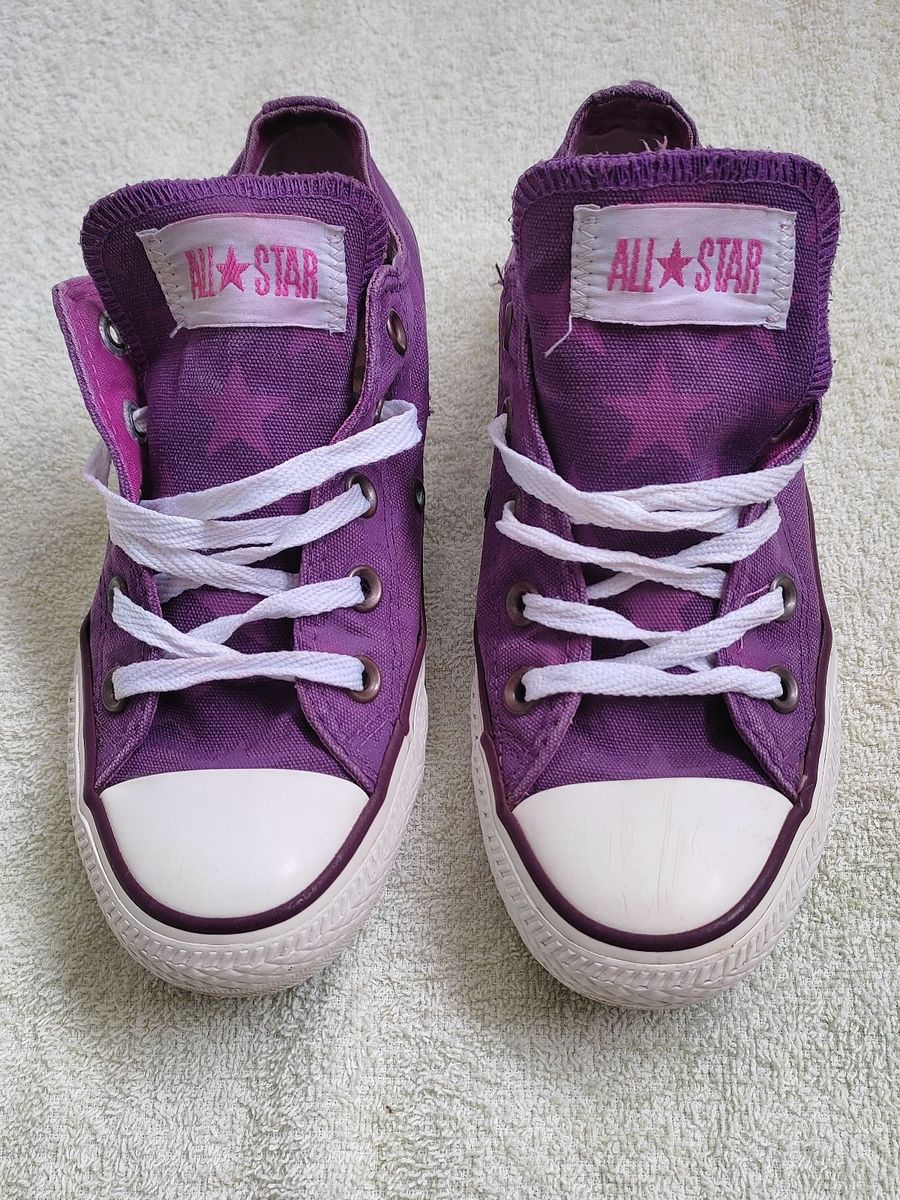 Tênis All Star Roxo | Tênis Feminino All Star Usado 80688043 | enjoei