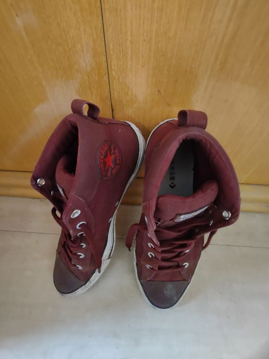 Tenis All Star Vinho Modelo Raro Cor Vinho | Tênis Masculino All Star ...