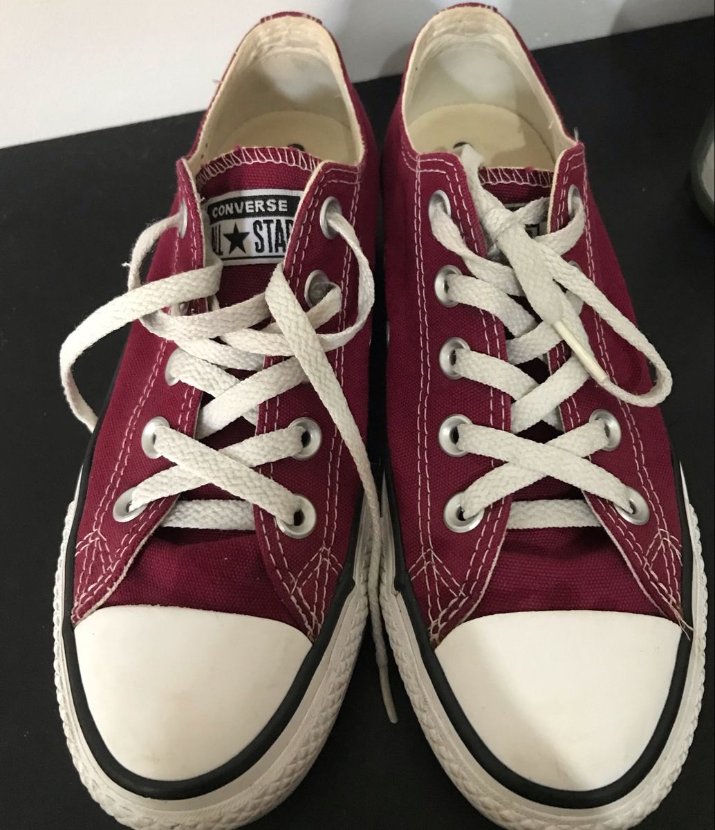 Tênis All Star Vinho | Tênis Feminino All Star Usado 78694495 | enjoei