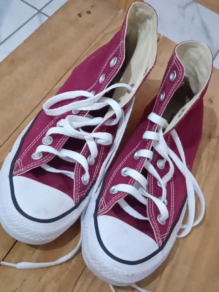 Tênis All Star Vinho | Tênis Feminino All Star Usado 59056401 | enjoei