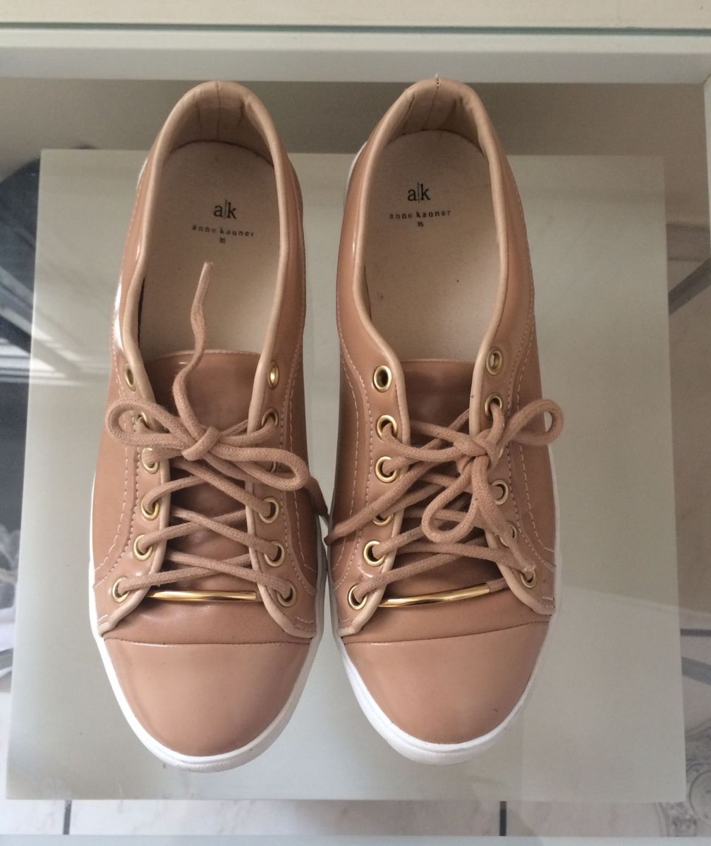 Tênis Anne Kanner Bege | Tênis Feminino Anne Kanner Usado 17467662 | enjoei