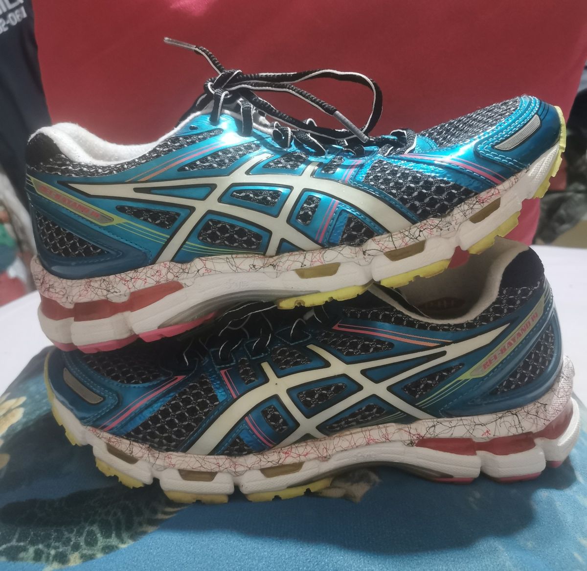 Tênis Asics Gel Kayano 19 Original Tam 38 Us 8 1/2 | Tênis Feminino ...