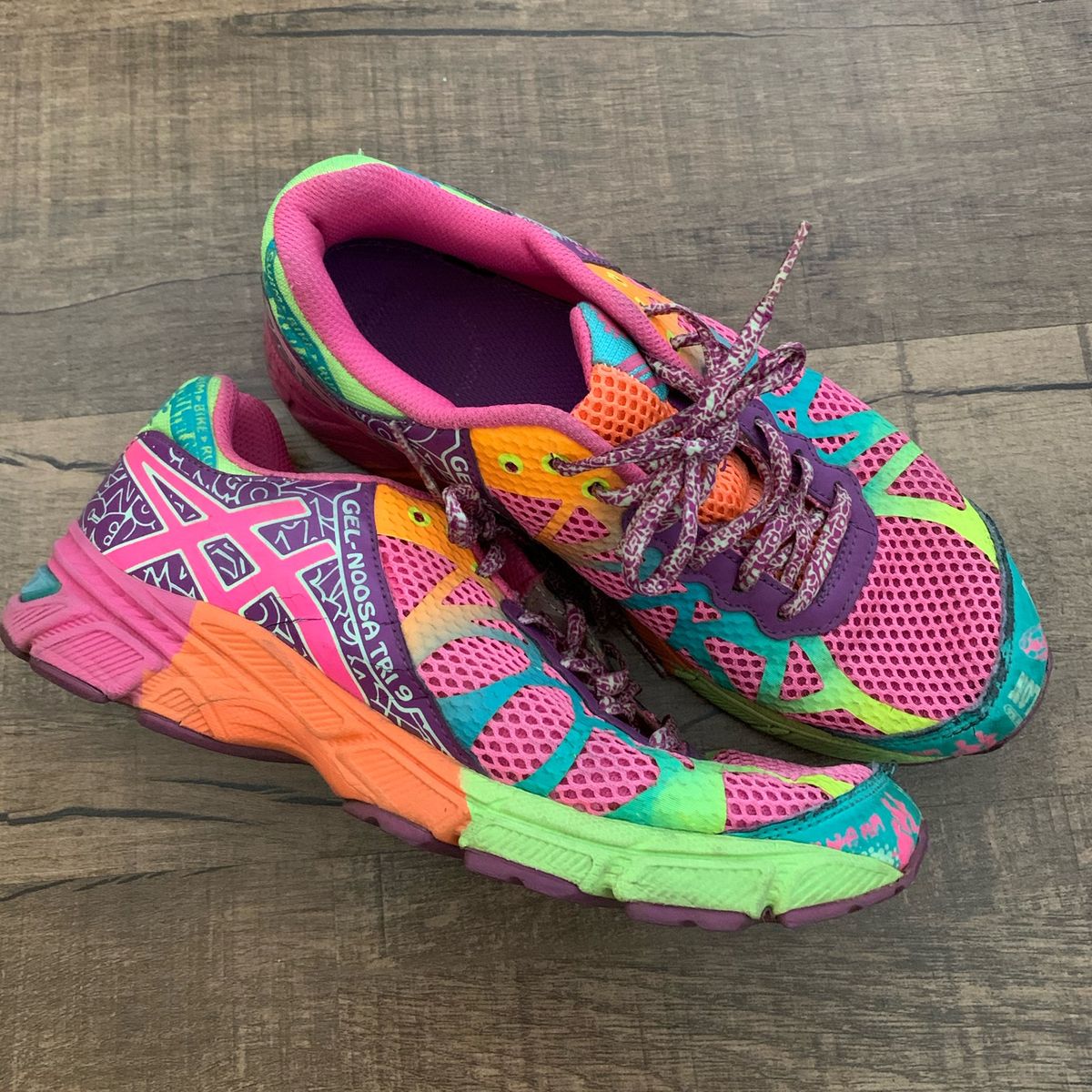 Tênis Asics Noosa Tri 9 | Tênis Feminino Asics Usado 82206615 | enjoei