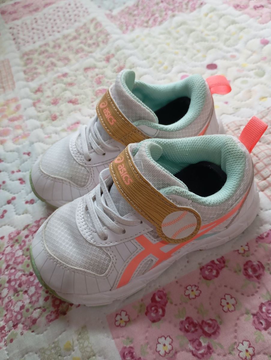 Tênis Asics Original Tam 25 | Calçado Infantil para Meninas Asics Usado ...