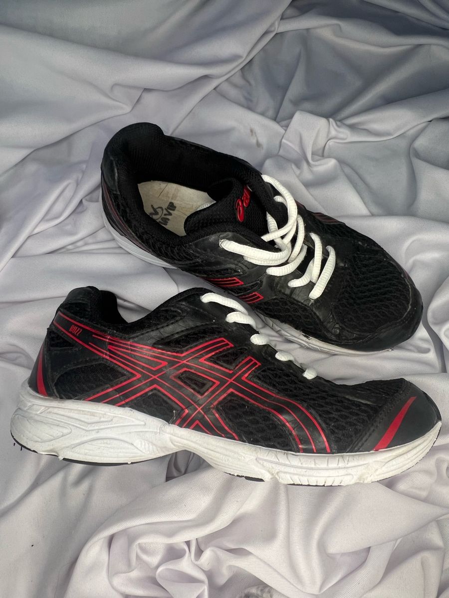 Tênis Asics Original Tam 33 | Calçado Infantil para Meninas Asics Usado ...