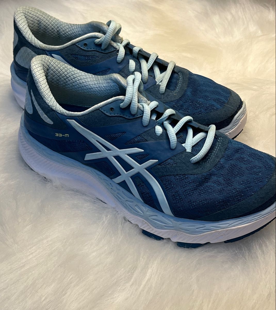 Tênis Asics - Tam 36 - Azul Petróleo | Tênis Feminino Asics Usado ...