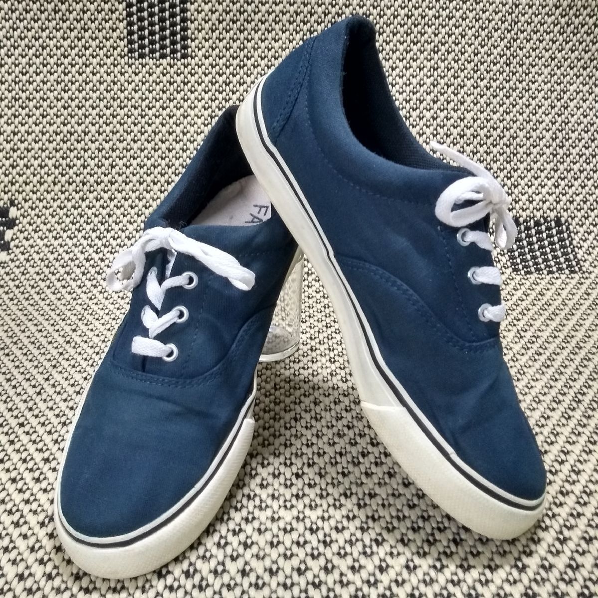 Tênis Azul Marinho Masculino N*40 | Tênis Masculino Usado 84133966 | enjoei