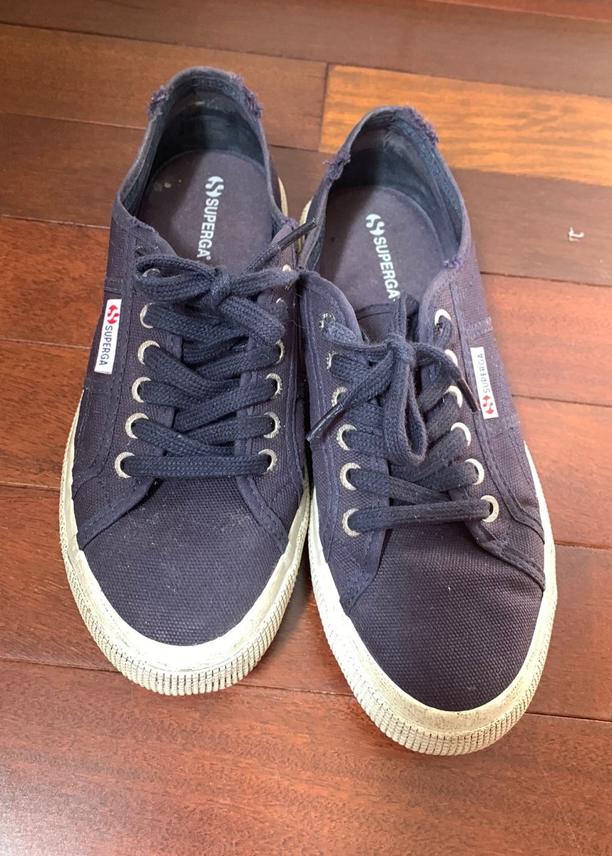 Tênis Azul Superga | Tênis Feminino Superga Usado 84549852 | enjoei