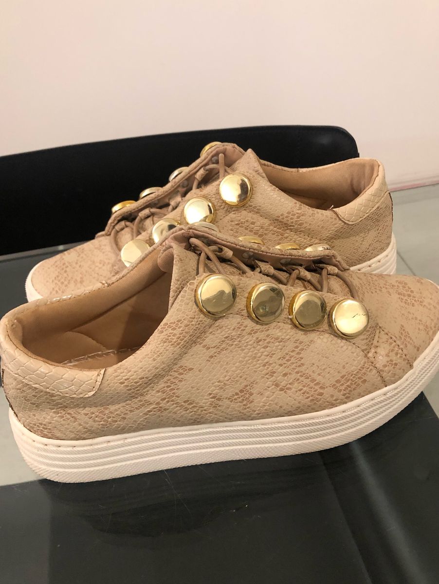 Tênis Bege Constance | Tênis Feminino Constance Usado 68289715 | enjoei