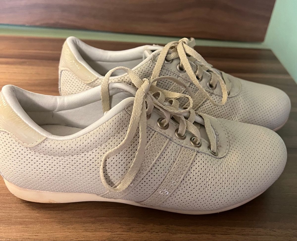 Tênis Bege Marina Mello Style | Tênis Feminino Marina Mello Style Nunca ...