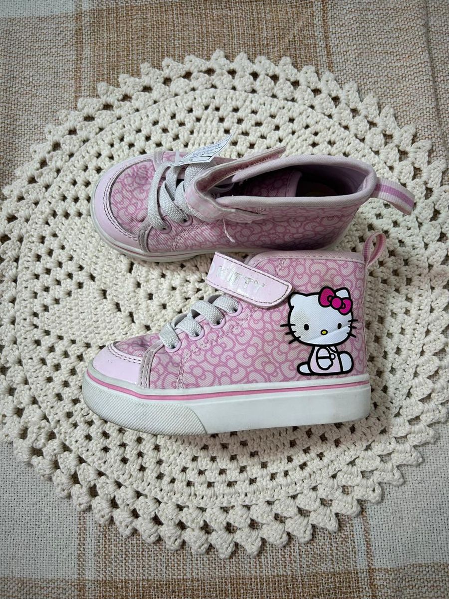 Tênis Botinha Hello Kitty | Calçado Infantil para Meninas Hello Kitty ...