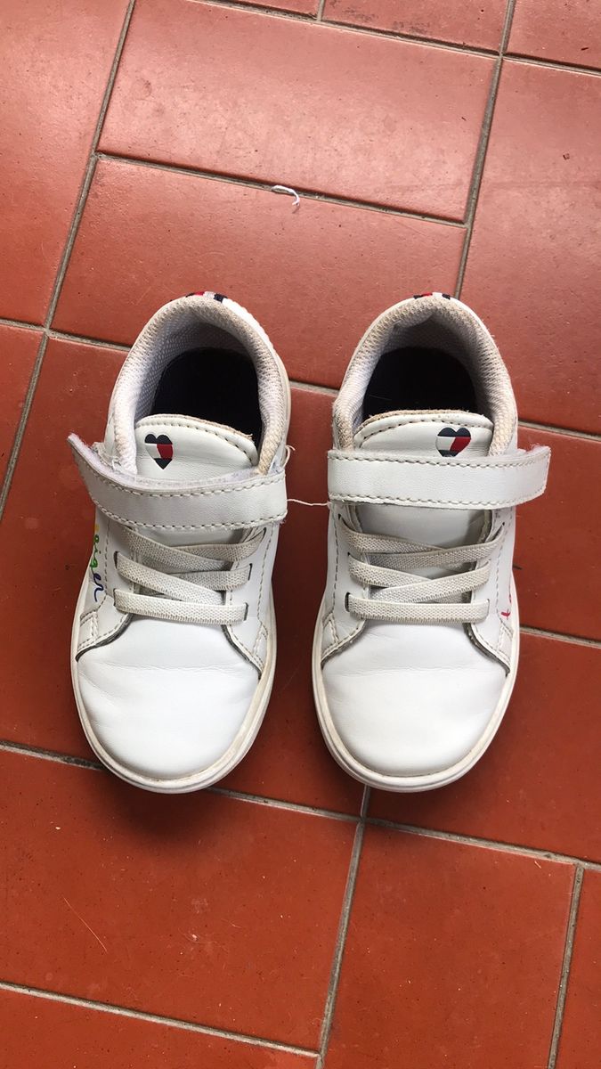 Tênis Branco | Calçado Infantil para Meninas Tommy Hilfiger Usado ...