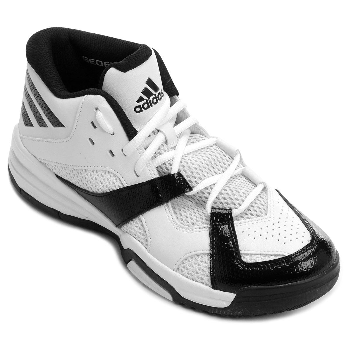 Tênis Cano Alto Adidas Derrick Rose First Step Masculino - Branco e ...