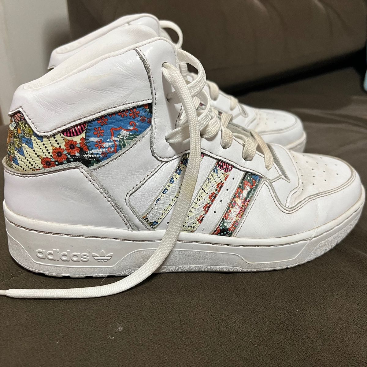 Tênis Cano Alto/botinha Adidas/farm | Tênis Feminino Adidas X Farm ...