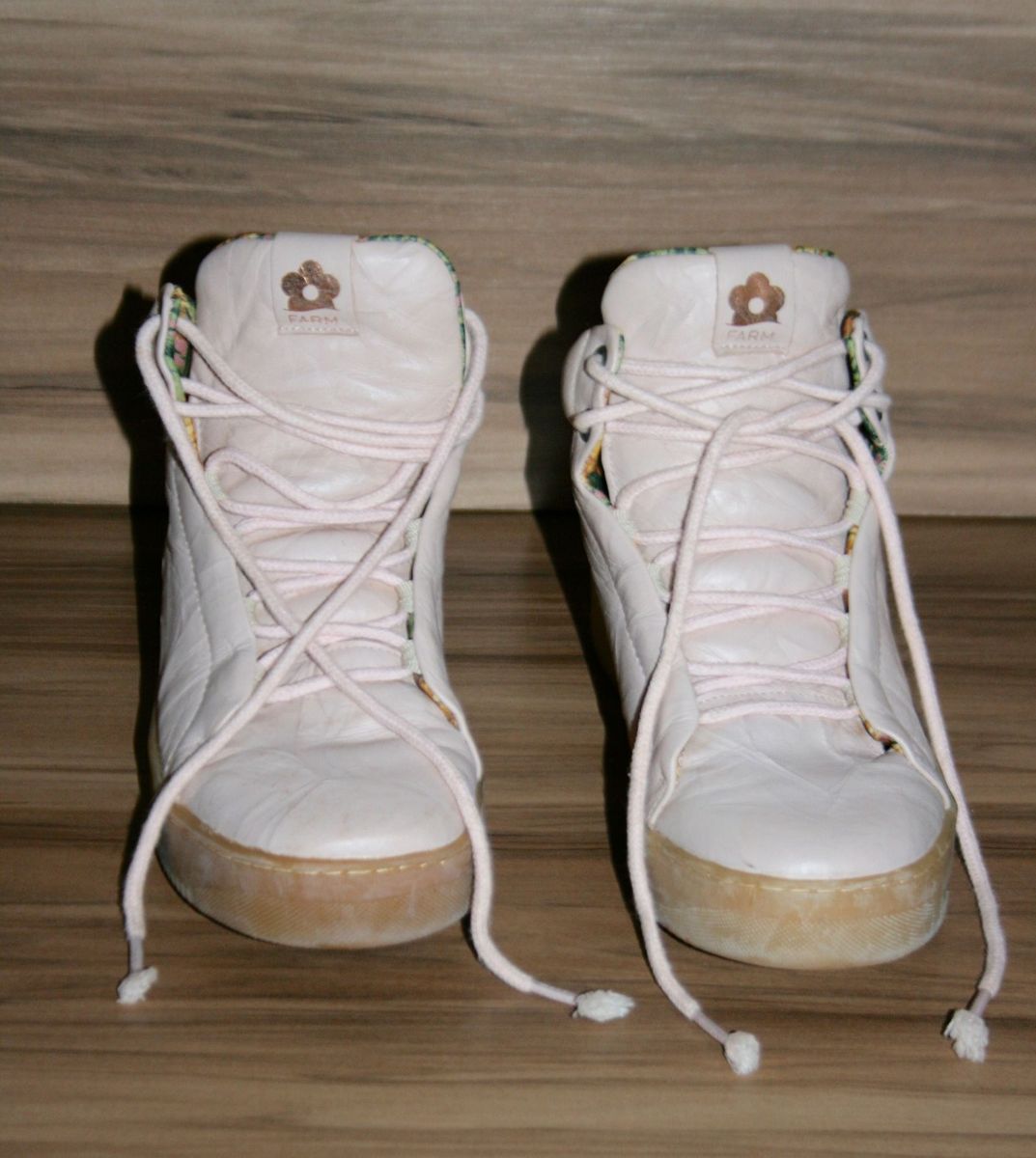 Tênis Cano Alto Farm | Tênis Feminino Farm Usado 31364007 | enjoei